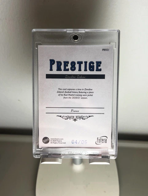 ZINEDINE ZIDANE /6 Patch 2024 Futera Vintage Football £83.88 - PicClick UK