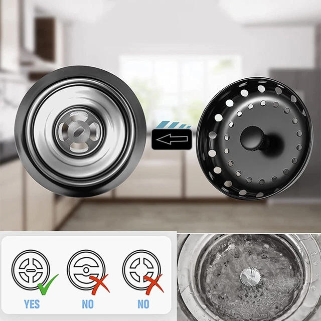 LA PRISE DE crépine d'évier efficace collecte les résidus alimentaires ...