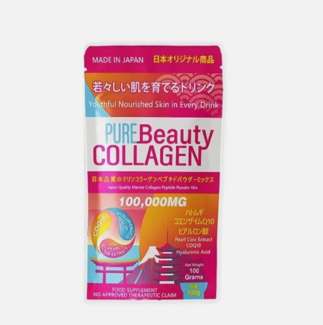 1 PURE BEAUTY Collagen Powder 100,000mg 💯% Original £34.00 - PicClick UK