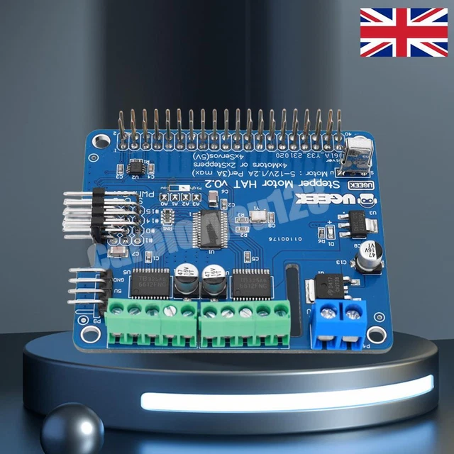 ROBOT EXPANSION BOARD Servo Driver Board Module V2 I2C for Raspberry PI ...