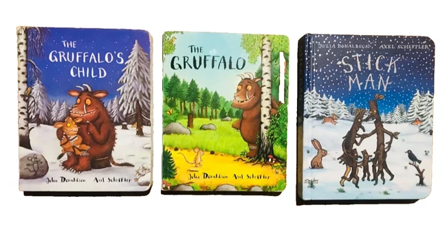 THE GRUFFALO BY Julia Donaldson Set of 3 Includes Gruffalo’s child and ...