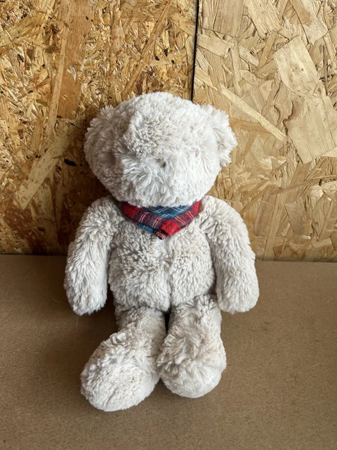 NEXT- MY FIRST Teddy Bear - Wearing A Tartan Bandana Comforter / Hug ...