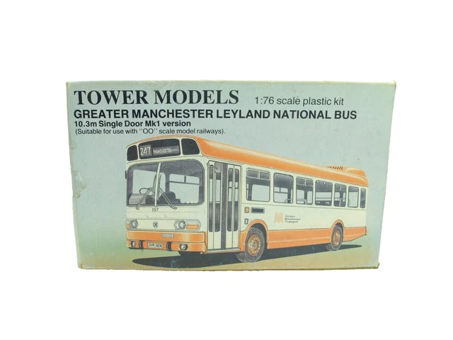 TOWER MODELS GREATER Manchester Leyland National Bus 1:76 £14.95 ...