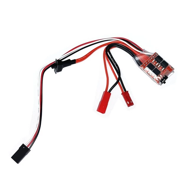 48V MINI BRUSHED ESC Speed Controller for RC Cars Boats and Quadcopters ...