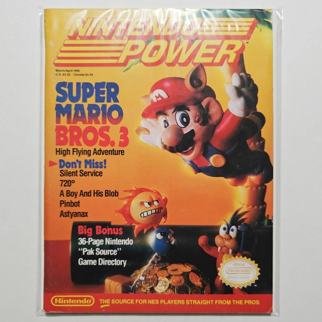 NINTENDO POWER #11 March/April 1990 Super Mario Bros 3 [w/Pak Source ...