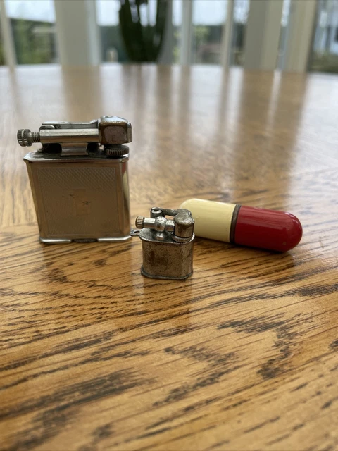 3X VINTAGE CIGARETTE lighters. Polo, willow and pill. £35.00 - PicClick UK