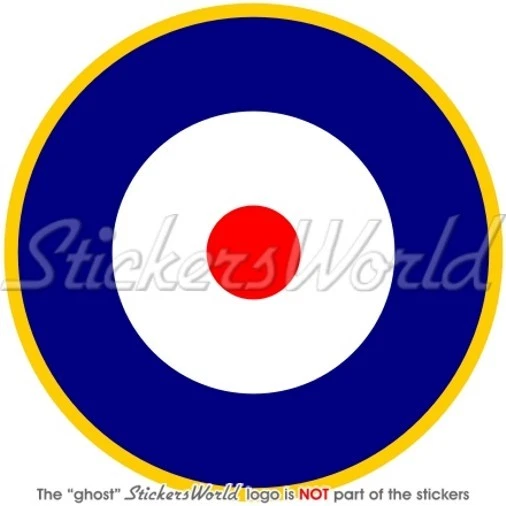 RAF UK ROYAL Air Force Type A2 Roundel Aircraft 100mm Vinyl Sticker £4. ...