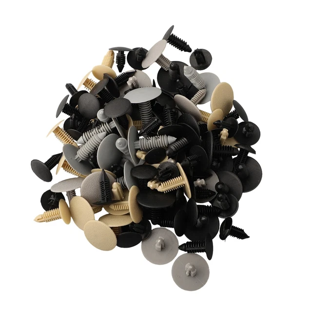 ASSORTIMENT DE RIVET de porte en plastique durable pour aile de voiture ...