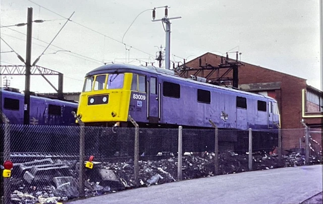 CLASS 83 TRAIN 35mm Colour Slide 83009- Longsight - 9/4/83 £2.89 ...