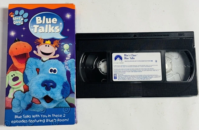 VINTAGE NICK JR. Blue's Clues- Blue Talks VHS 2004-Blue's Clues VHS ...
