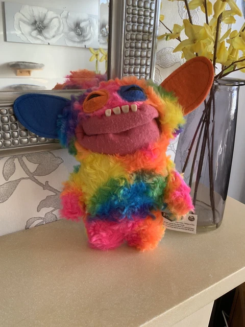 FUGGLER FUNNY UGLY Monster Rainbow Fur Grin Grin Snuggler Edition Plush ...