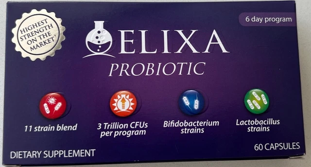 ELIXA PROBIOTIC- HIGH Strength. 6 Day Intensive Course. £15.00 ...