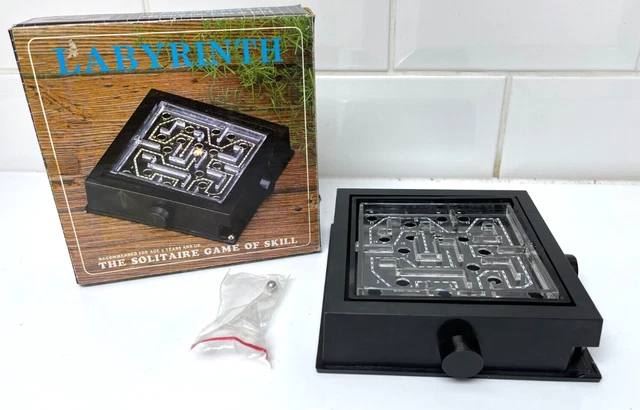 VINTAGE 1980S LABYRINTH Solitaire Game Executive Desk Toy £14.99 ...
