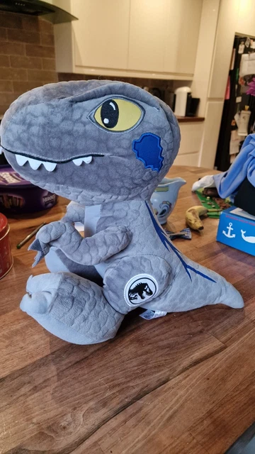 POSH PAWS JURASSIC World Blue Plush. 14" Tall. Raptor. £14.99 - PicClick UK