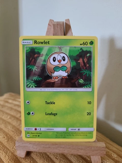 Pokemon Trading Card Game Rowlet Sun And Moon Base Set Card 9 149 Eur