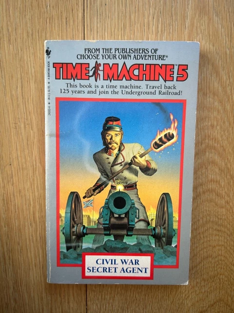 TIME MACHINE 5 - Civil War Secret Agent by Steve Parry & Alex Nino 1984 ...