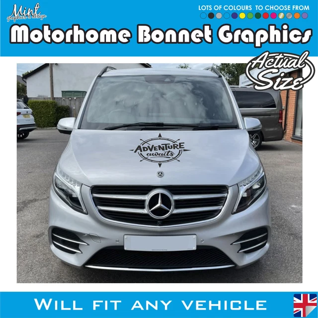MERCEDES VITO MOTORHOME Camper Bonnet Van Graphics Decal Campervan 077 ...