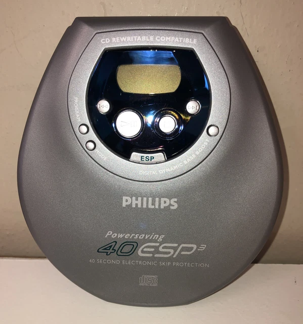 PHILIPS DISCMAN POWERSAVING 40 ESP3 Portable CD Player/Walkman EUR 7,79 ...