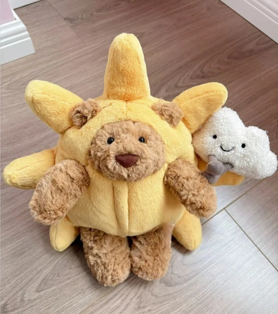CUTE JELLYCAT SUN Bear Bartholomew Plush 28cm - Brand New with Tags ...