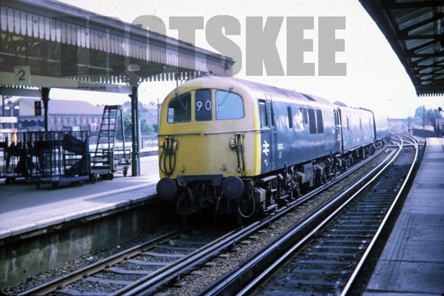 35MM SLIDE BR British Rail Electric Loco Class 74 E6102 Basingstoke ...