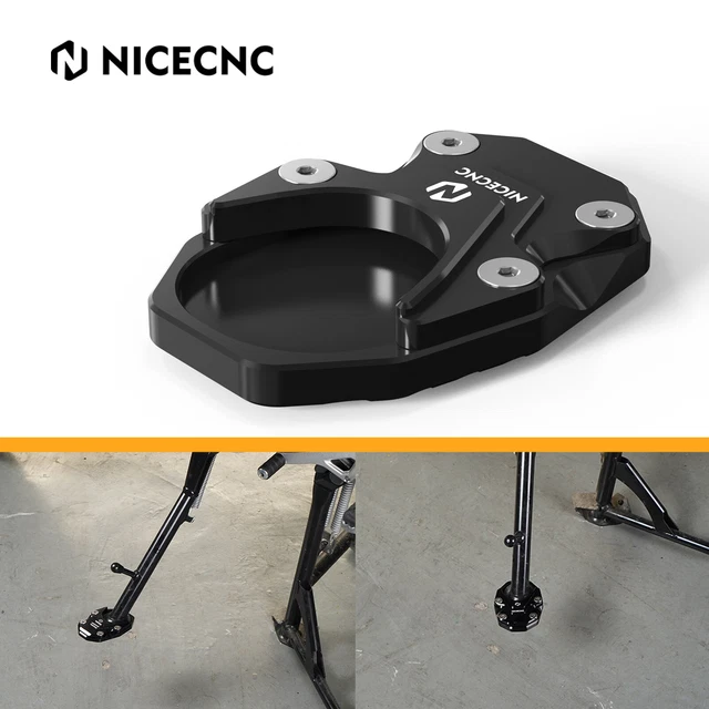 NICECNC KICKSTAND SIDE Footstand Enlarger For BMW R1200GS 16-18 R1250GS ...