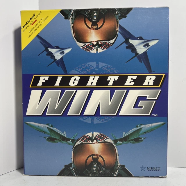 FIGHTER WING 1995 PC CD ROM Big Box PC Game Complete With Manual $49.72 ...
