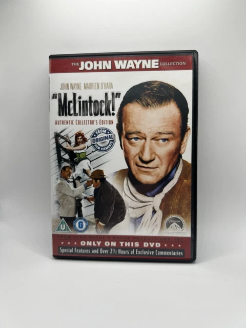 MCLINTOCK! (DVD 1963) John Wayne Maureen O Connell £2.24 - PicClick UK