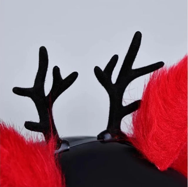 HEADBAND CLIP ALASTOR Cosplay Cartoon Hazbin Hotel Cat Ear Headdress ...