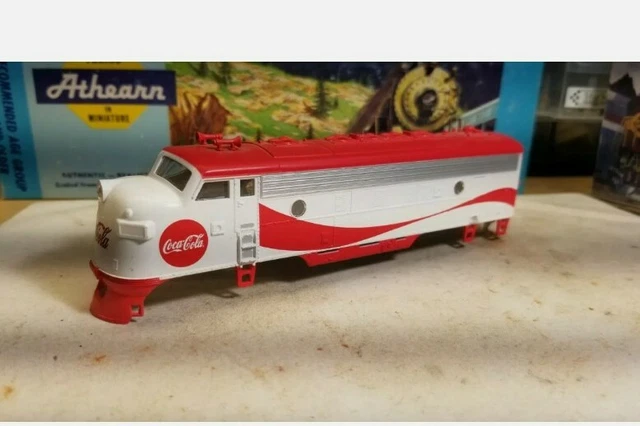 ATHEARN F7 A Coca-cola Coke Shell for locomotive engine train ho body ...