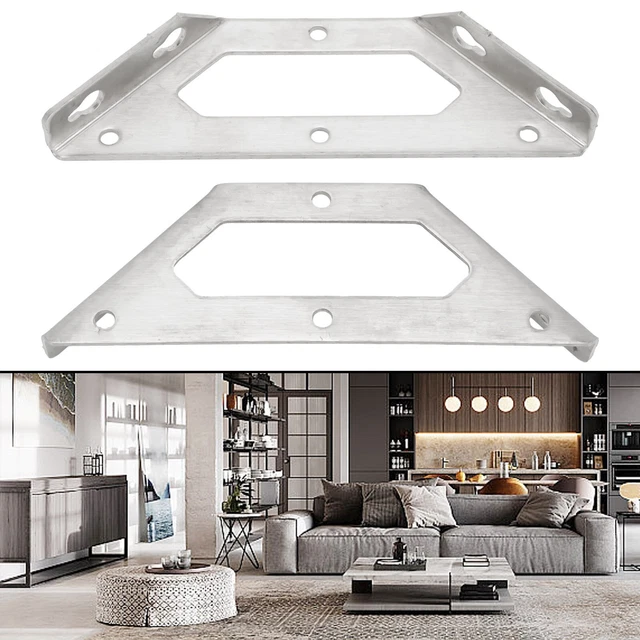 SUPPORTS D'ANGLE DE renforcement triangulaire pour assemblage sécurisé ...