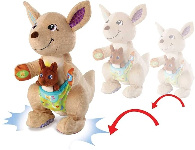 VTECH HOP-A-ROO KANGAROO Toy Interactive Songs & Melodies Baby Toddler ...