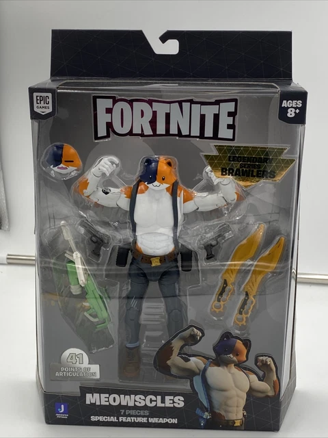 FORTNITE MEOWSCLES LEGENDARY Series Brawlers Epic Games Jazwares ...