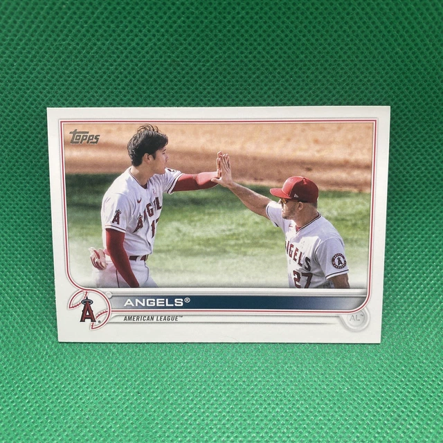 CARTE D'ÉQUIPE SHOHEI Ohtani & Mike Trout #159 2022 Topps Series 1 Los Angeles Angels EUR 1,67 ...