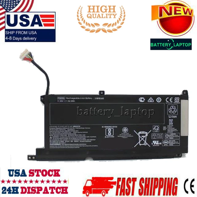 BATTERY COMPATIBLE WITH Hp Pavilion Gaming 15-DK0056WM 15-DK0068WM 15 ...