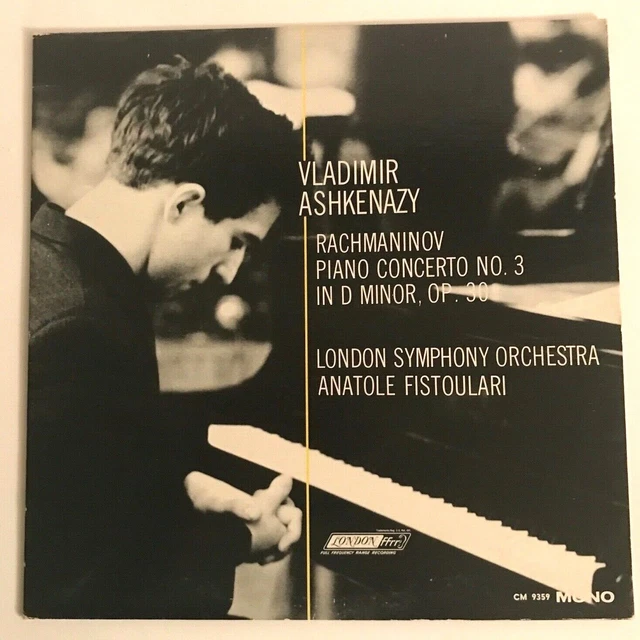 VLADIMIR ASHKENAZY RACHMANINOV Piano Concerto No 3 In D Minor, Op. 30 Vinyl LP $12.50 - PicClick CA