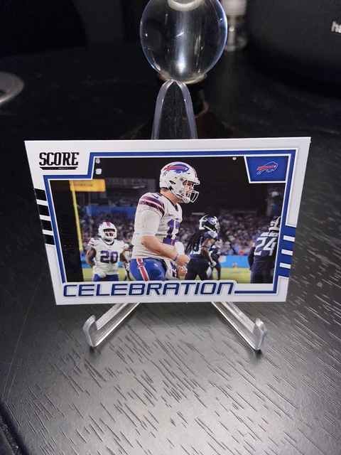 JOSH ALLEN 2022 Panini Score #C-JA Celebration insert Buffalo Bills EUR ...