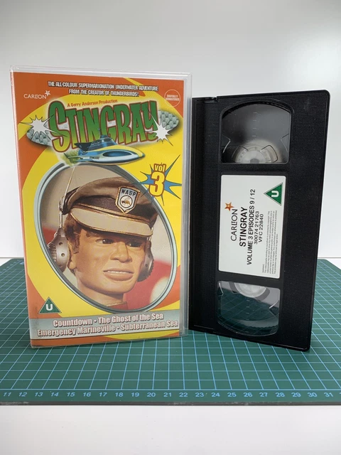 STINGRAY VHS - Vol 3 - 4 Episodes - Gerry Anderson Carlton Video - 100 ...