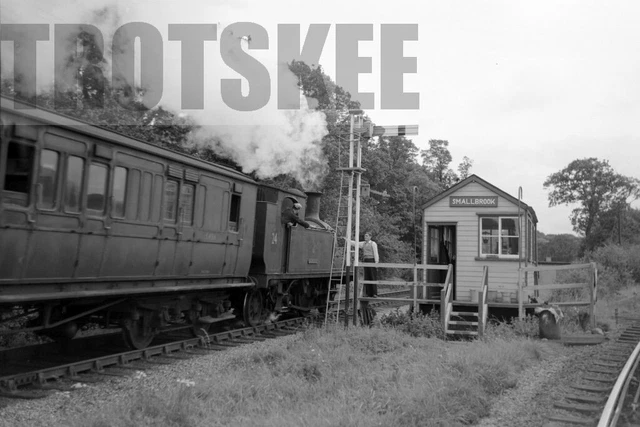 LARGER NEGATIVE BR British Railways Scene View Smallbrook Signal Box ...