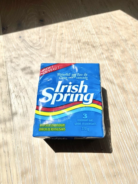 VINTAGE RARE IRISH Spring Waterfall Clean Deodorant Soap 270g $32.99 ...