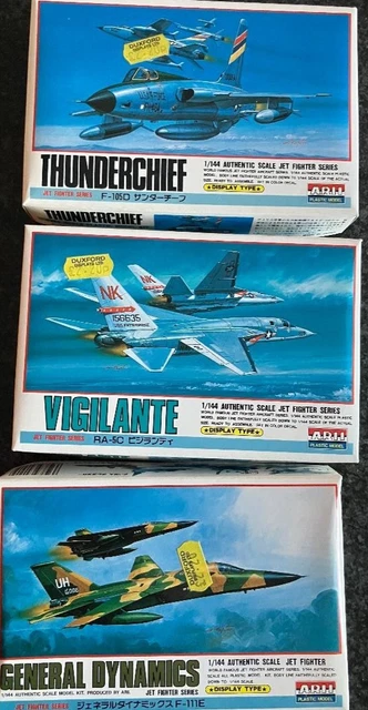 ARII THUNDERCHIEF, VIGILANTE & General Dynamics Model Plane Kits A233 ...