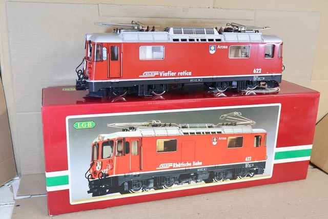 LGB 2043 G GAUGE RHATISCHE BAHN RhB Ge 4/4 II ELECTRIC LOCOMOTIVE 622 ...