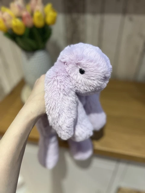 GENUINE RETIRED JELLYCAT Medium Smudge Lavender Bunny - BNWT - & Tag ...