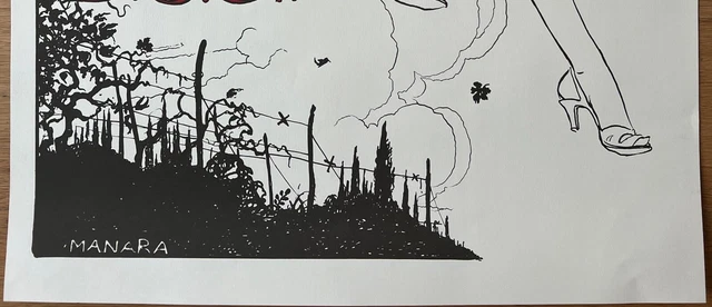 MILO MANARA - Poster Pubblicitario - Valpolicella EUR 125,00 - PicClick FR