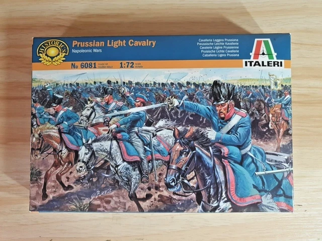ITALERI 6081 PRUSSIAN LIGHT CAVALRY Napoleonic Wars 1/72 Model Soldiers ...
