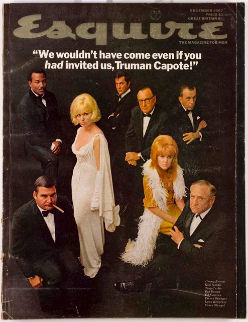 SHARON TATE CHER Truman Capote WARHOL Candice Bergen KIM NOVAK Esquire ...
