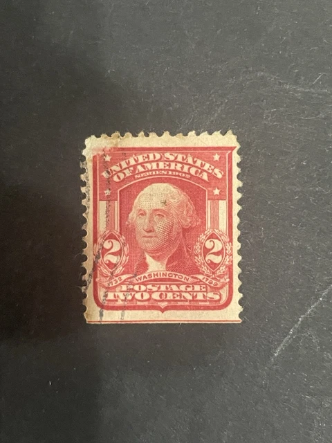 1903 UNITED STATES Postage Used Stamp. George Washington 2 Cents. $12. ...