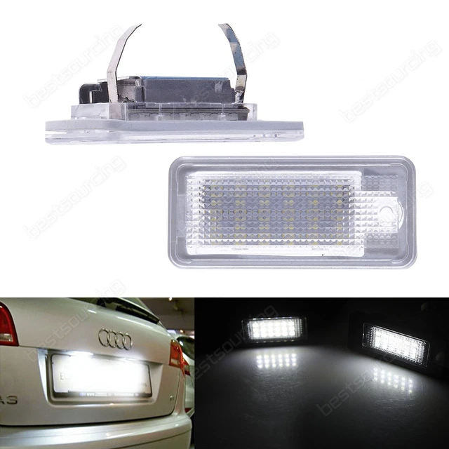LED FEUX DE Plaque d'Immatriculation Audi A3 S3 RS3 A4 S4 RS4 A5 S5 A6 RS6 A8 S8 EUR 13,06 ...
