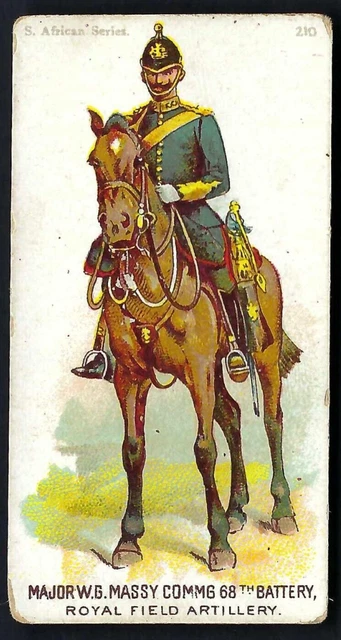 GALLAHER - THE South African Series - #210 Major W G Massy £2.25 ...