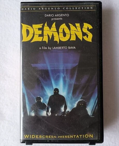 DEMONS VHS BAVA Horror Gore Cult Anchor Bay Widescreen Tested Argento ...