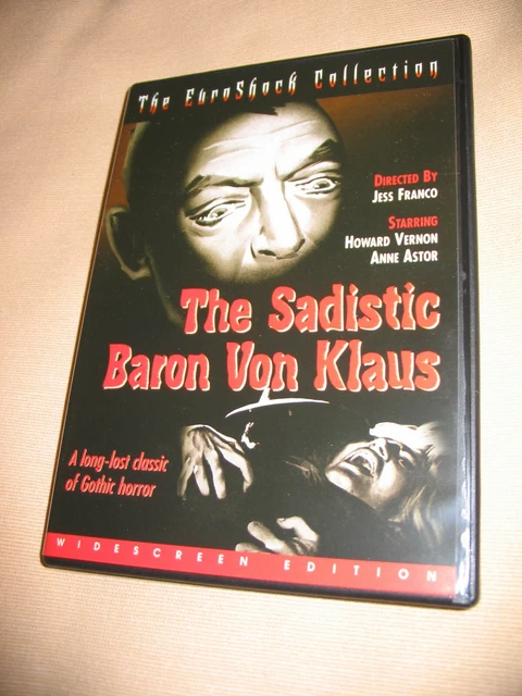 SADISTIC BARON VON Klaus DVD - Jess Franco, Howard Vernon, nudity ...